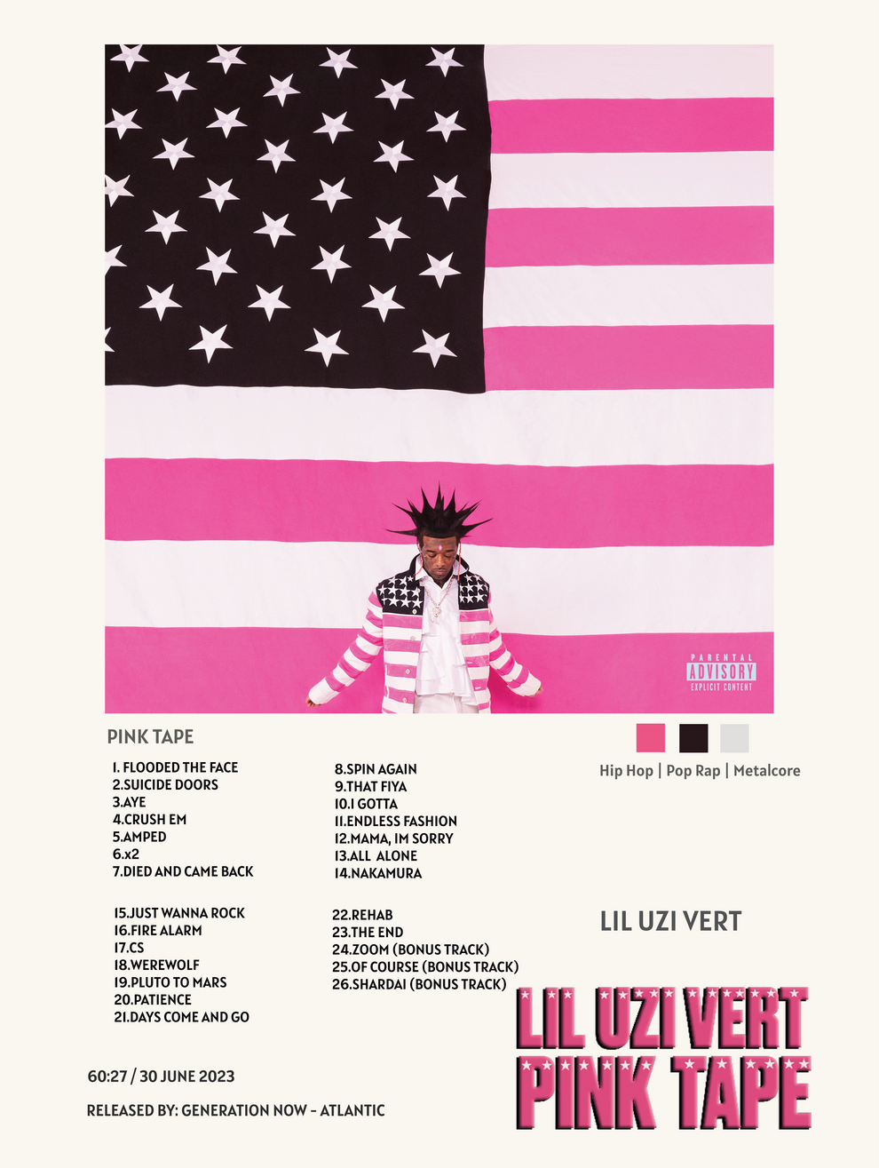 LIL UZI VERT - PINK TAPE – CulturedPrint
