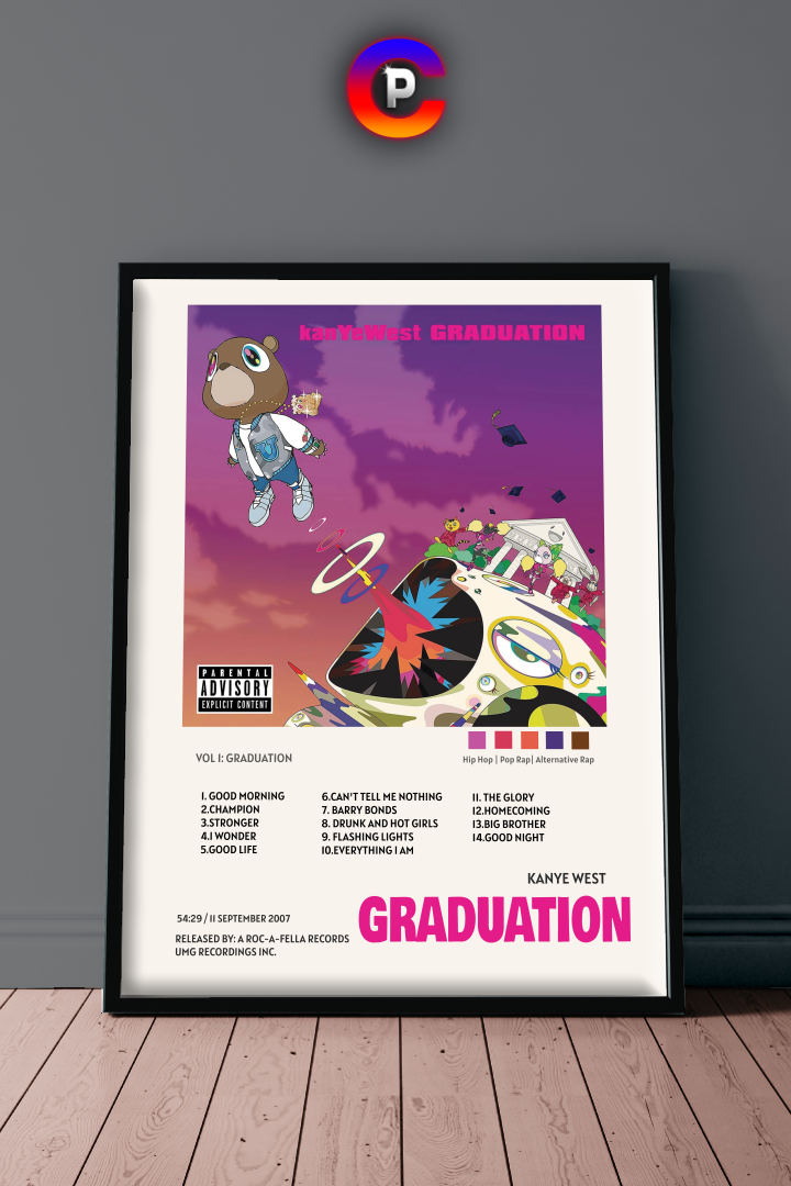 KANYE WEST - GRADUATION POSTER – CulturedPrint