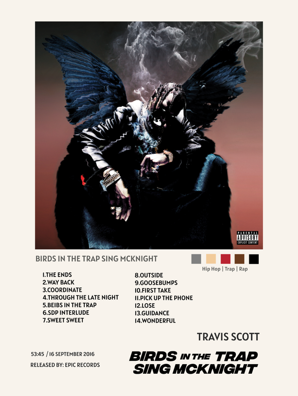 TRAVIS SCOTT - BIRDS IN THE TRAP SING MCKNIGHT – CulturedPrint