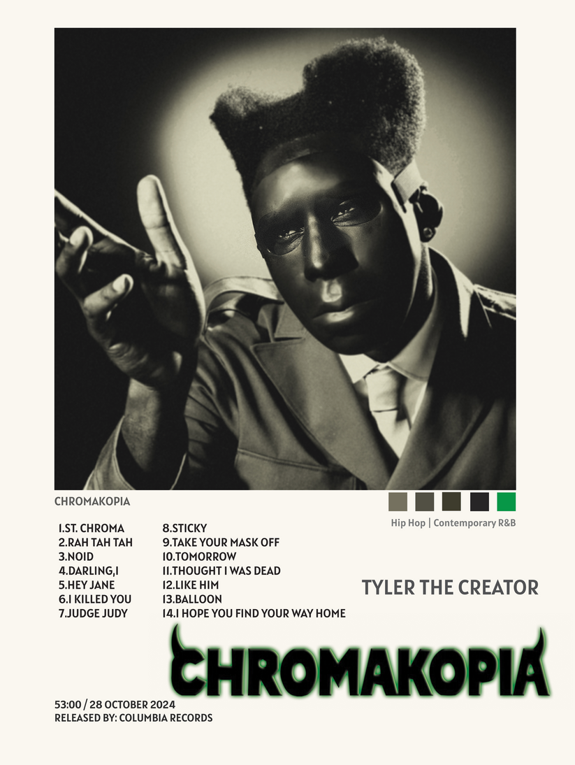 TYLER THE CREATOR - CHROMAKOPIA – CulturedPrint
